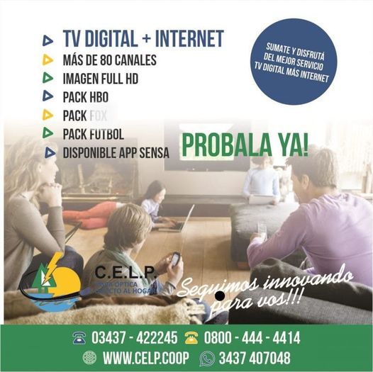 "Promo otoño" si ya sos usuario de internet de la CELP la instalación ...